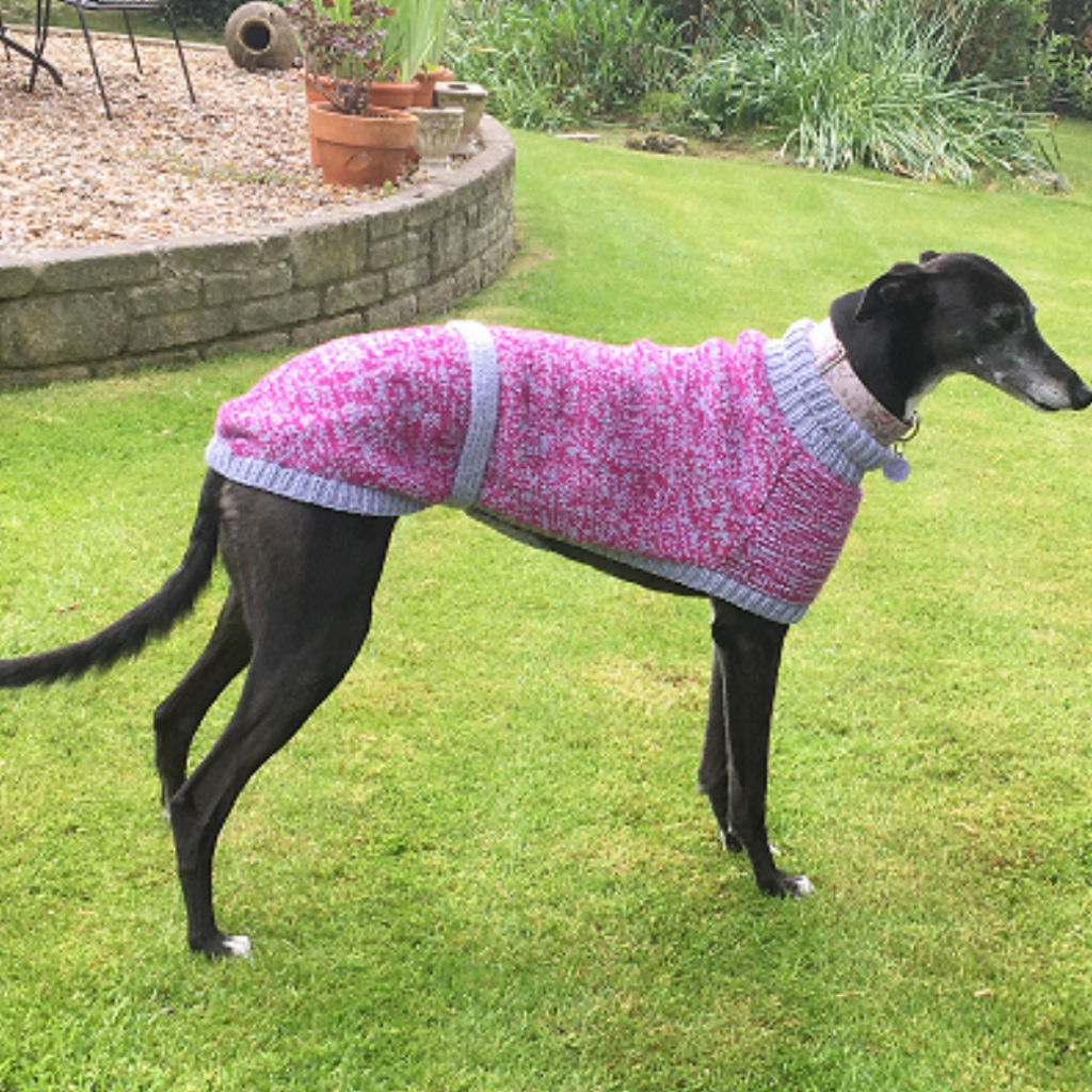 Greyhound Jumper. Large Fisherman Rib Stitch Pattern – Totally Greyhound